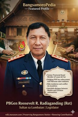 Roosevelt R. Radiaganding - BangsamoroPedia